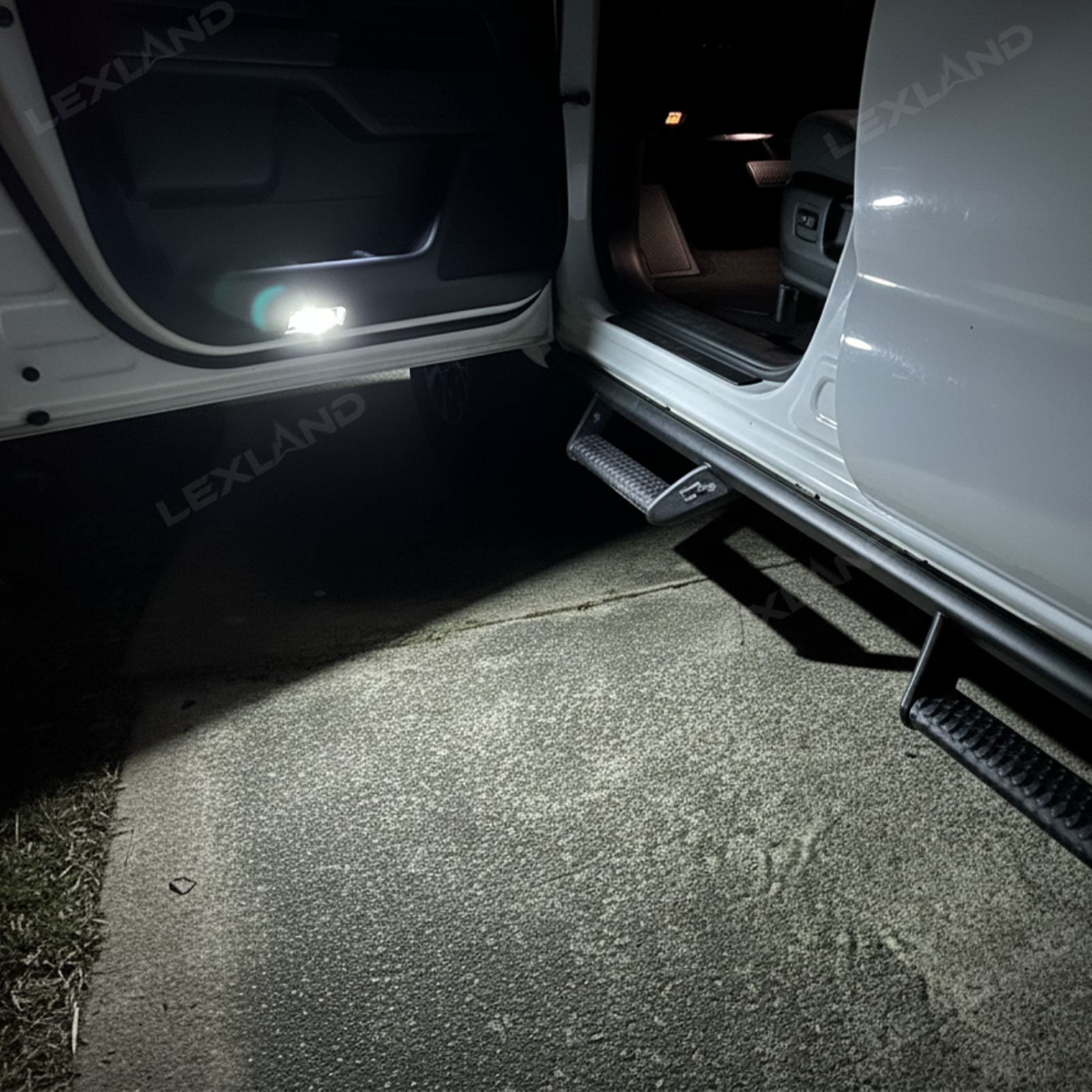 Tacoma/4Runner Puddle Lights LED Courtesy Lights Dual-Color Door Welco ...